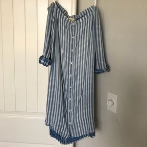 cloth & stone | Dresses | Anthropology Cloth Stone Striped Dress | Poshmark